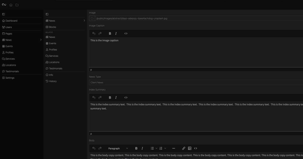 Introducing Dark Mode: A New Feature for Infinitus CMS